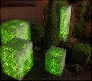 Colorful Gabion Glass Rocks - Gabion Supply