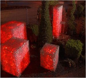 Colorful Gabion Glass Rocks - Gabion Supply