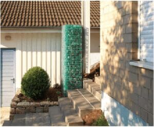 Colorful Gabion Glass Rocks - Gabion Supply